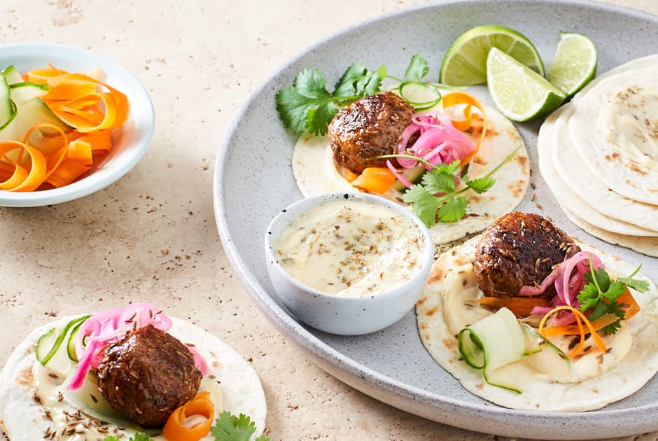 Lamb Kofte Mini Pitta Wraps