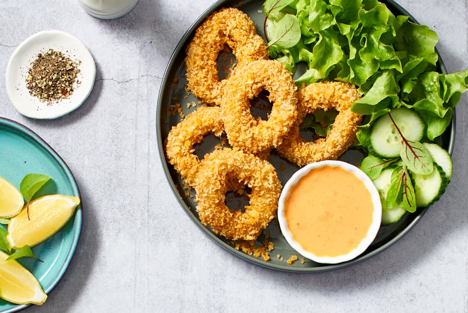 how to cook crumbed calamari strips