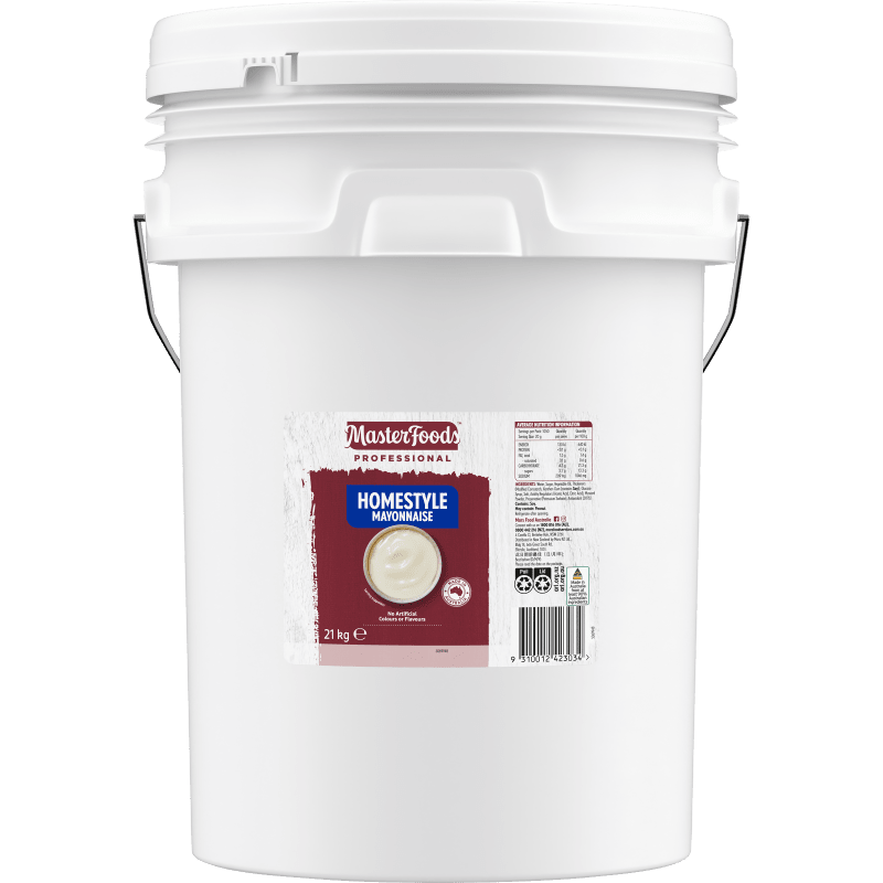 MasterFoods Homestyle Mayonnaise 21kg Pail | Mars Foodservices